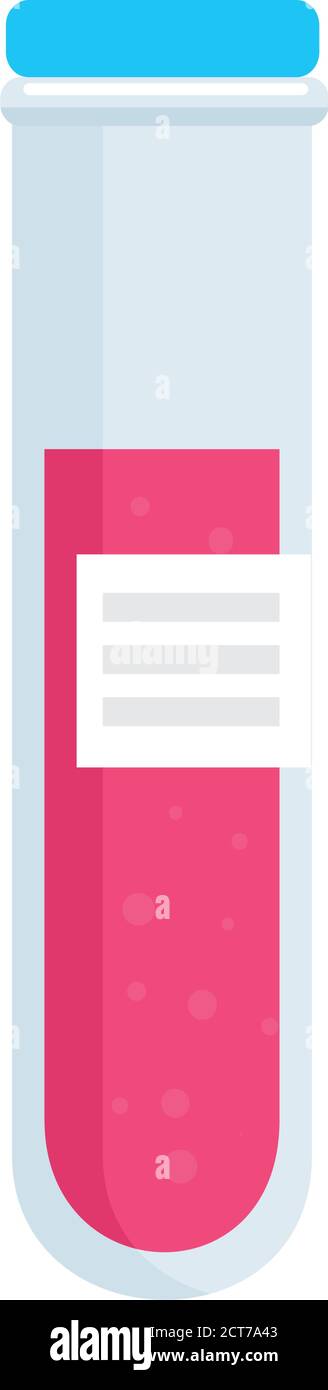 laboratory blood tube vector design Stock Vector Image & Art - Alamy