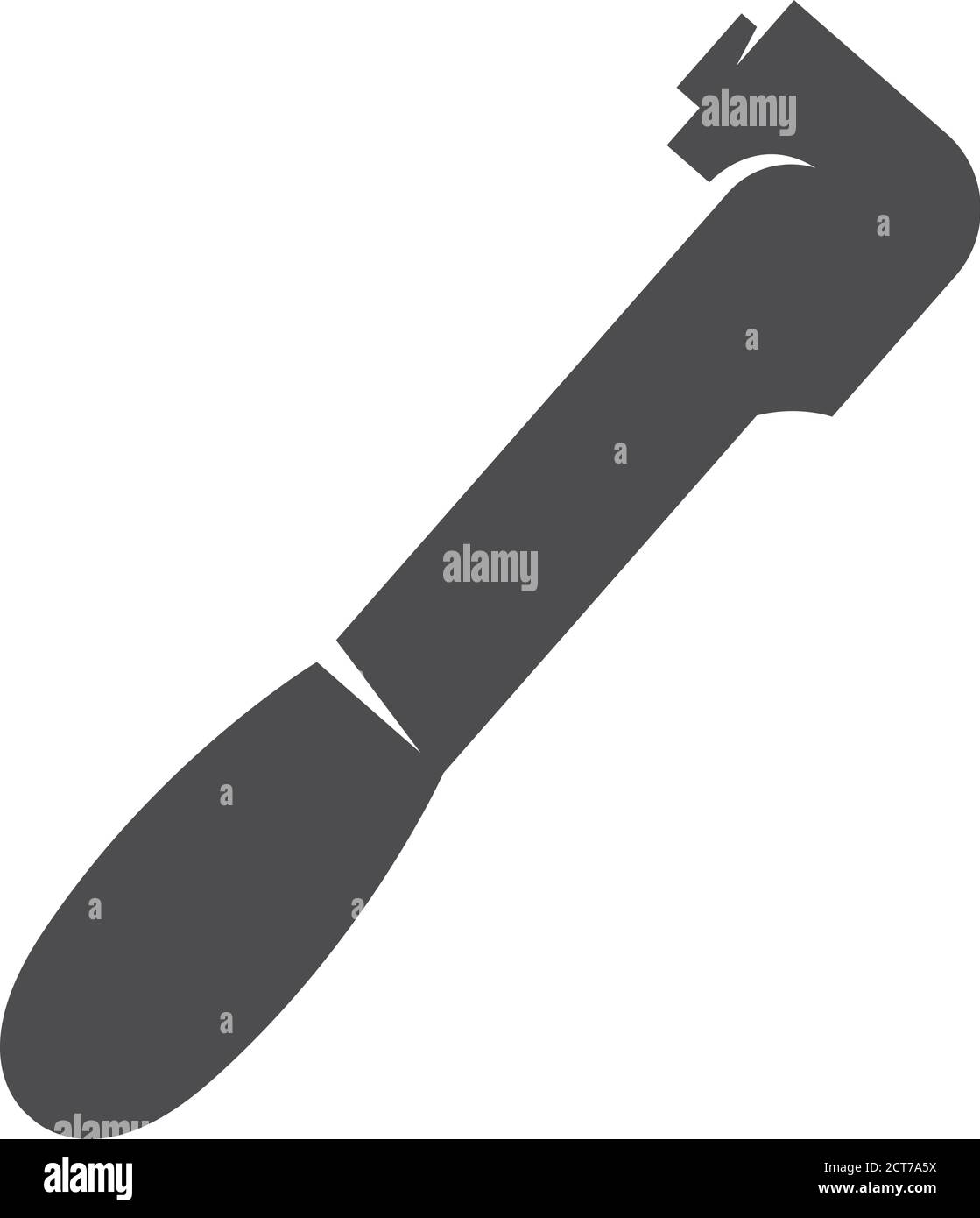 Tire inflator icon in black and white. Vector illustration Stock Vector ...