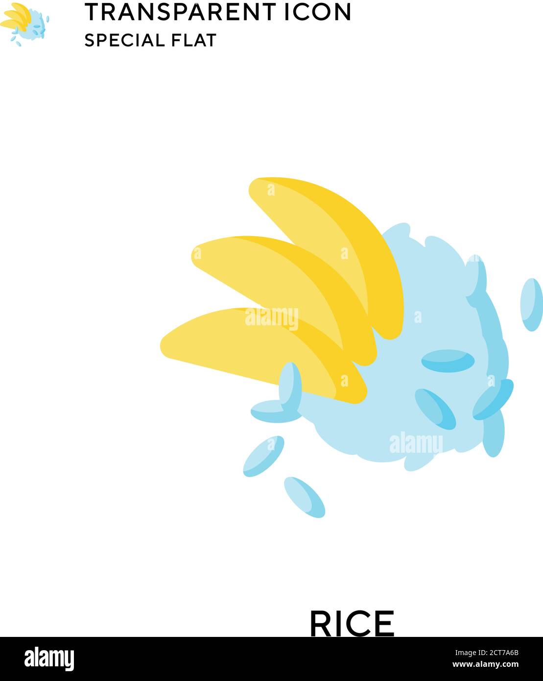 Dish of brown basmati rice Stock Vector Images - Alamy