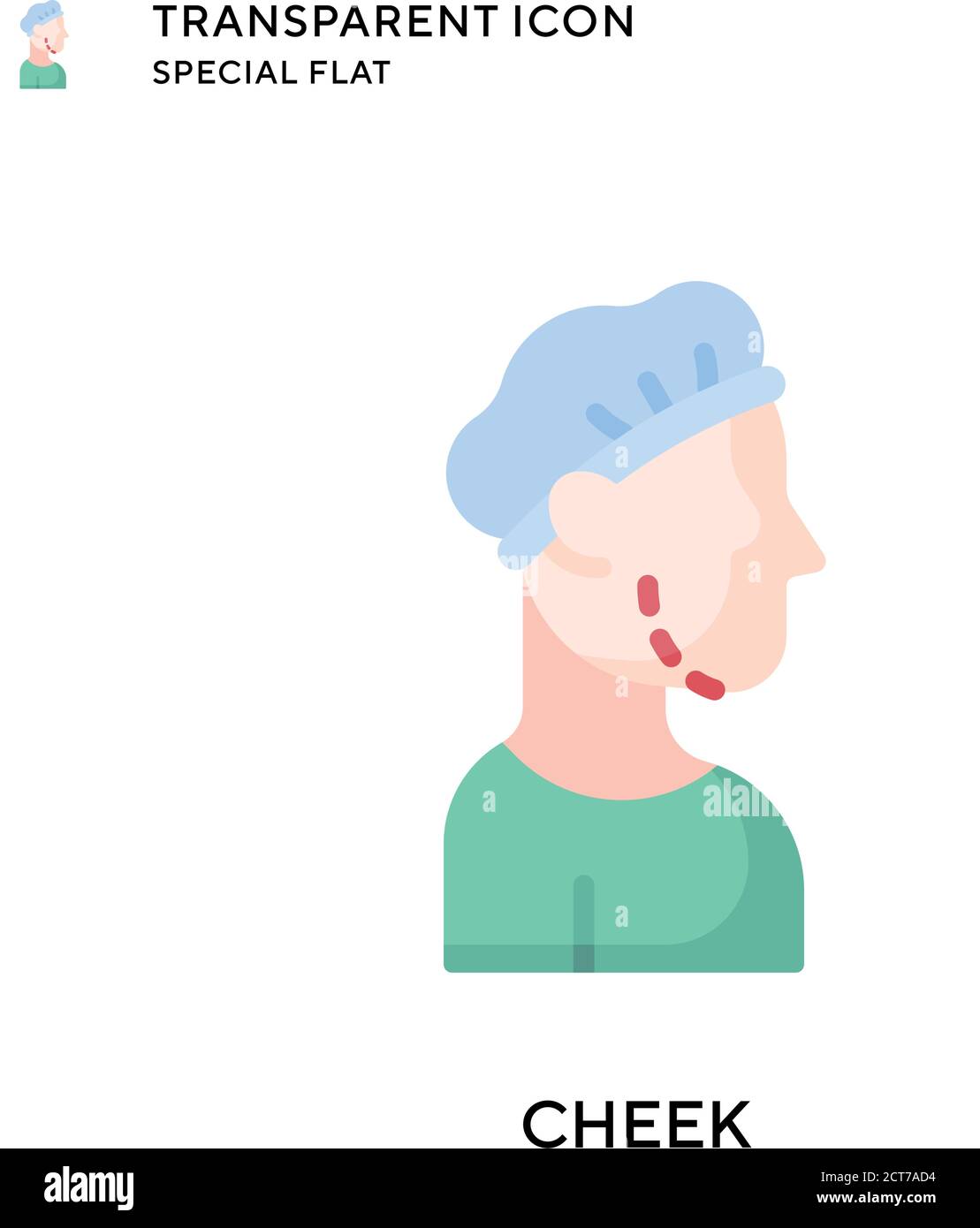 Cheek filler Stock Vector Images - Alamy