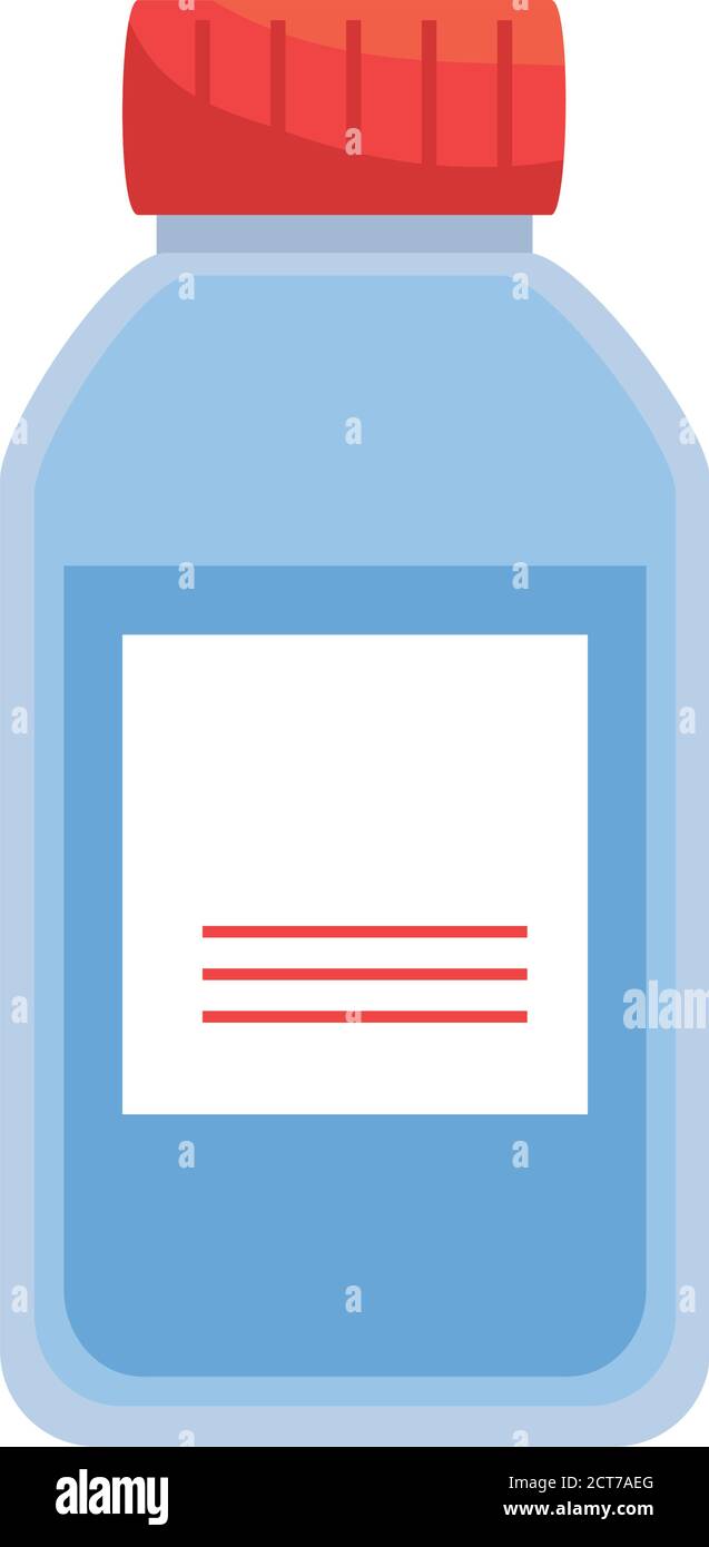 laboratory bottle with label vector design Stock Vector Image & Art - Alamy