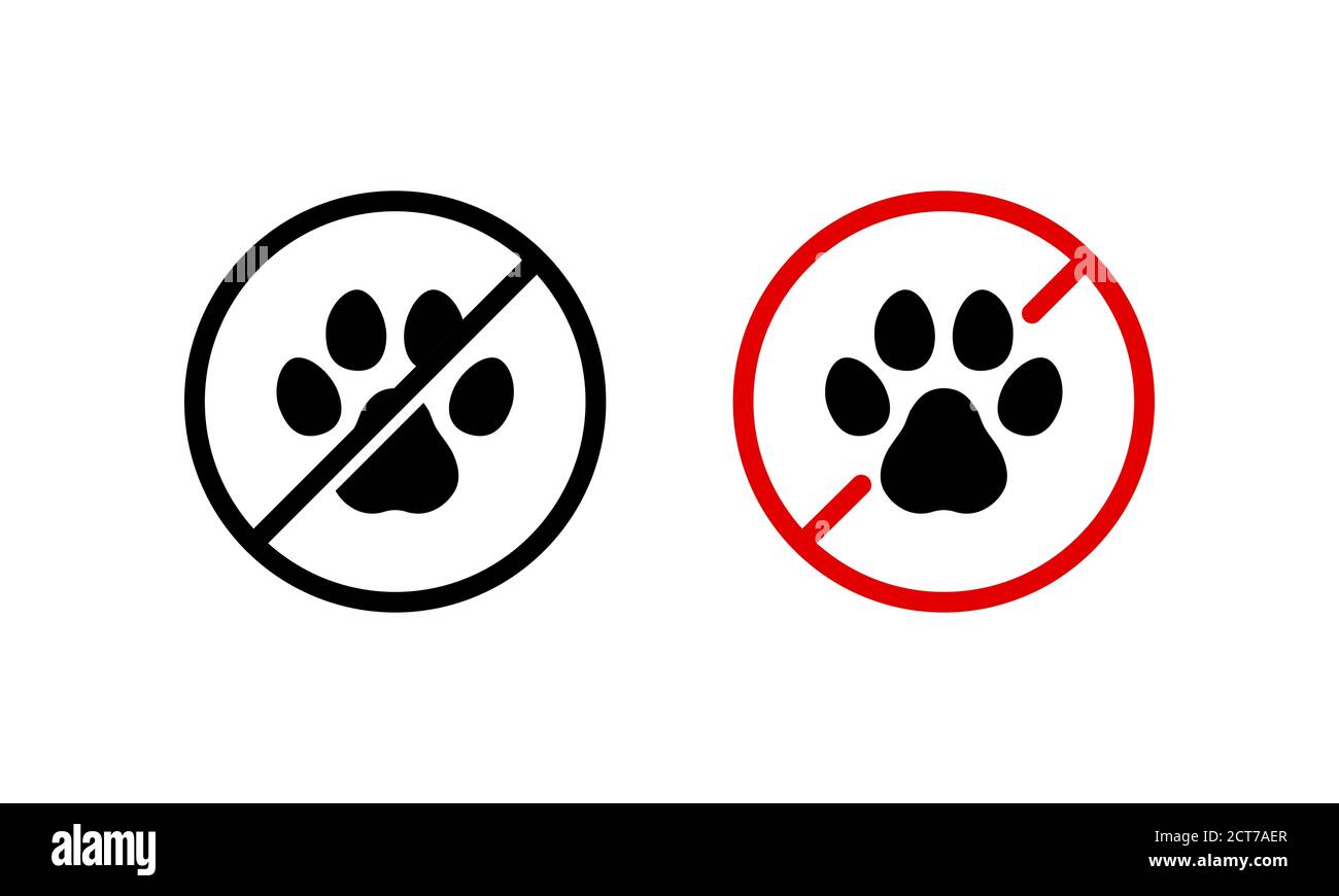 Dog paw print icon. Animal footprint. Vector on isolated white ...
