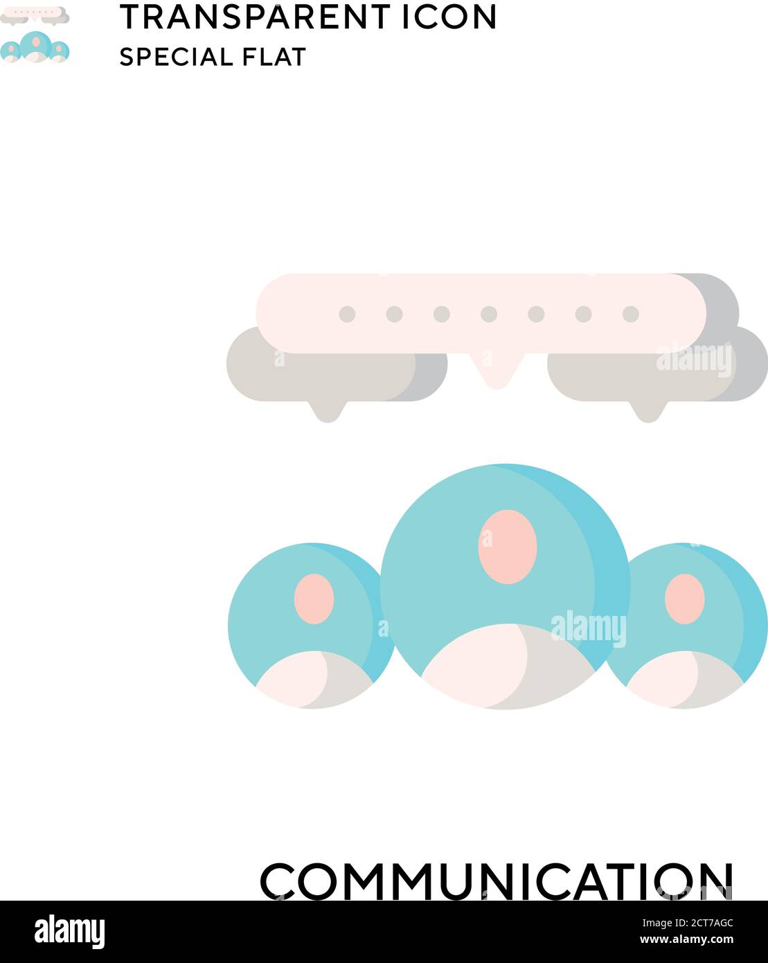 Communication Vector Icon Flat Style Illustration Eps 10 Vector Stock Vector Image And Art Alamy