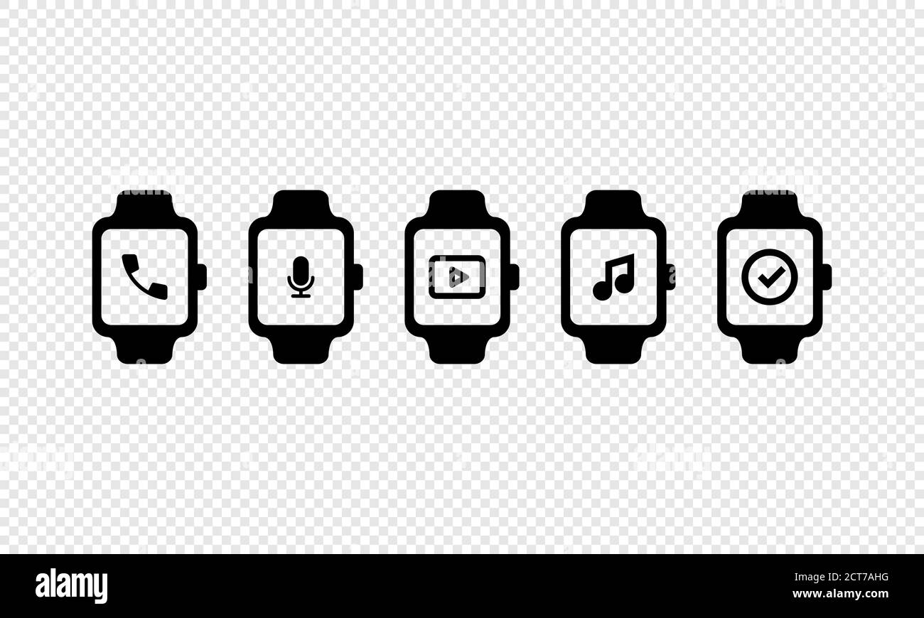 Smart icon watch with telephone, audio message, game, music and time ...