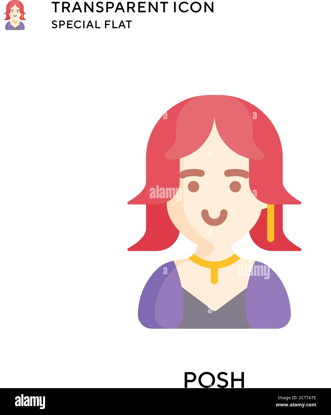 Posh flat Stock Vector Images - Alamy