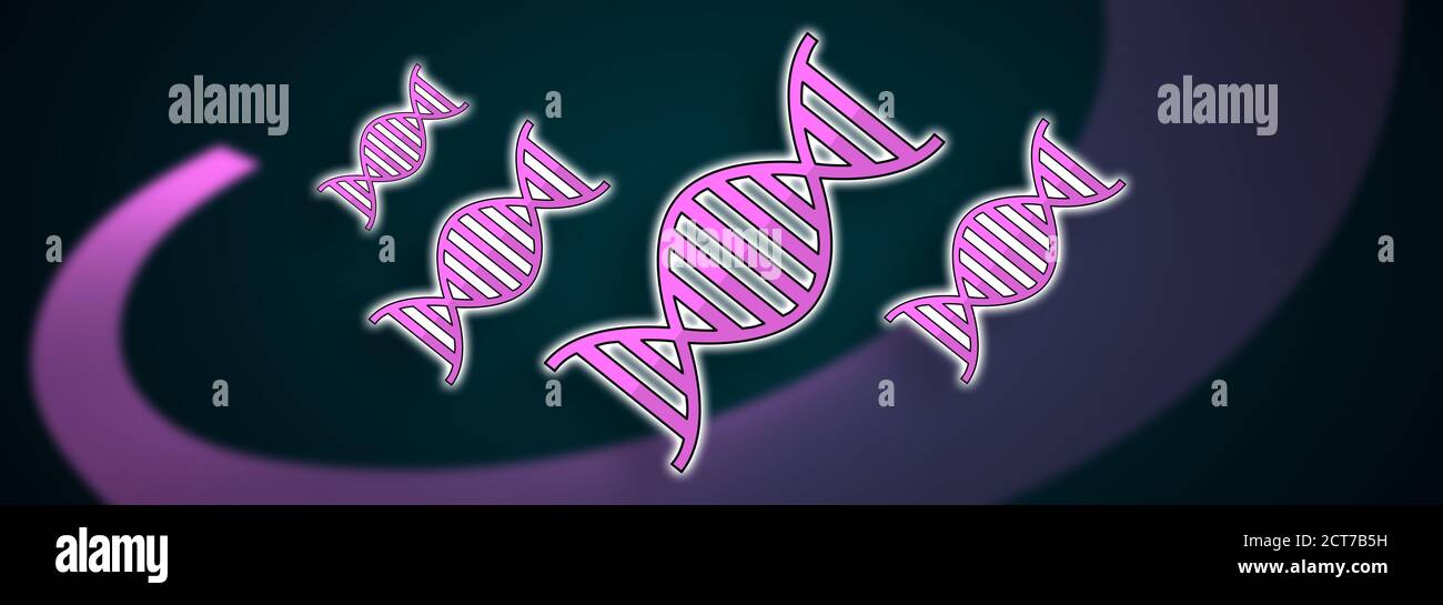 Illustration of a dna technology concept Stock Photo - Alamy