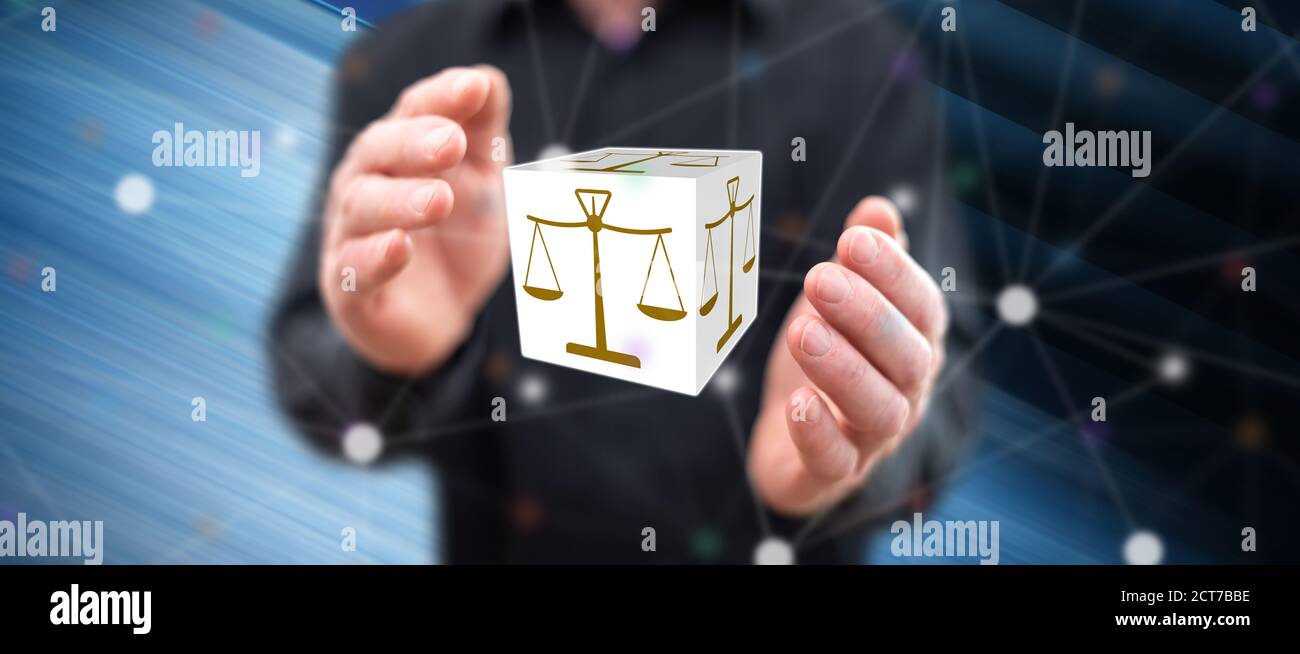 Justice concept between hands hi-res stock photography and images - Alamy