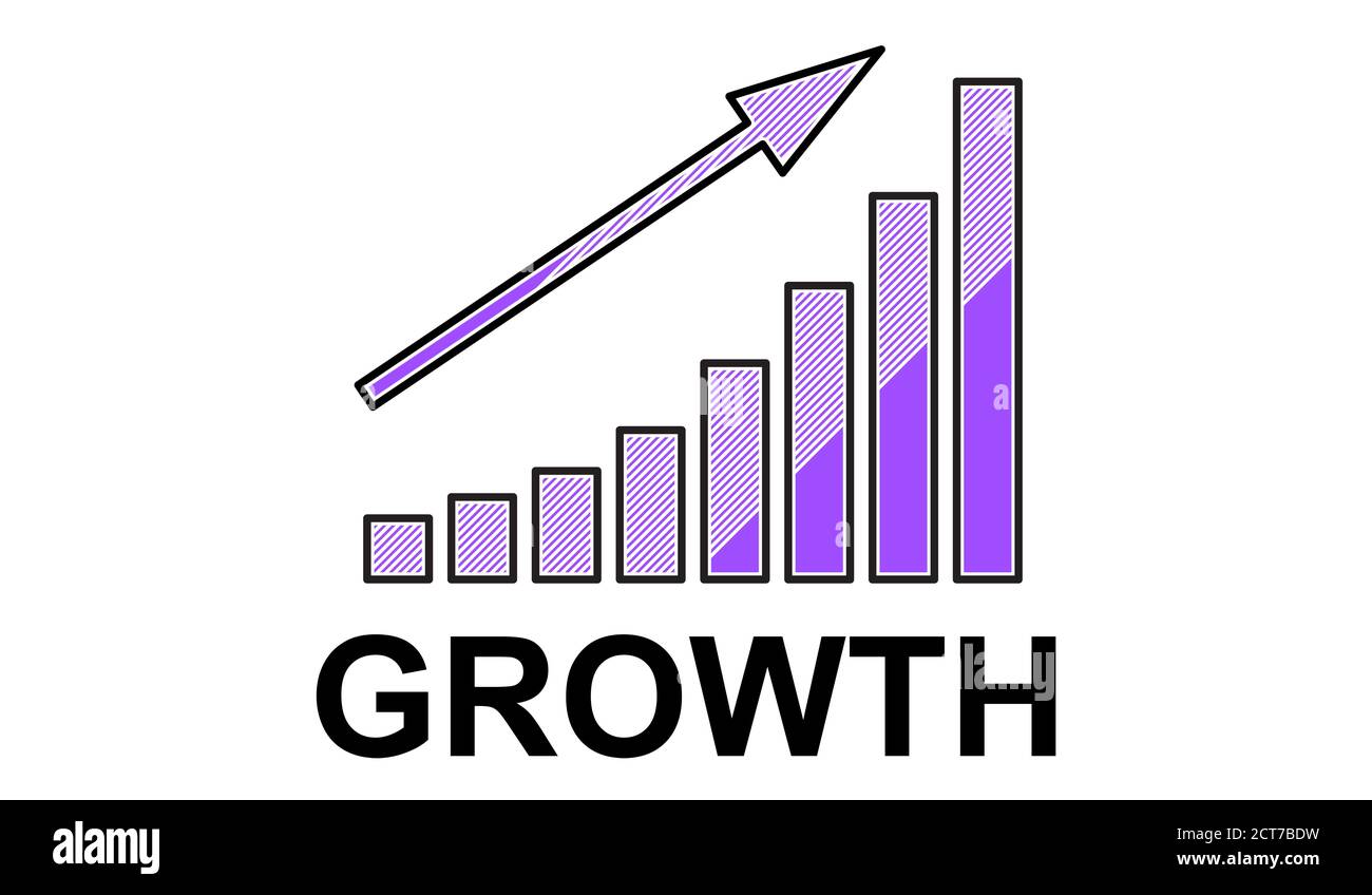 Illustration of a growth concept Stock Photo - Alamy