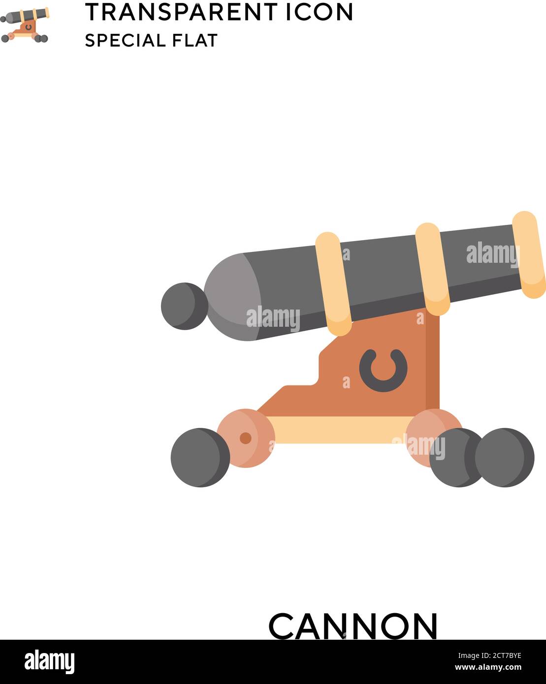 Beautiful old cannon Cut Out Stock Images & Pictures - Alamy