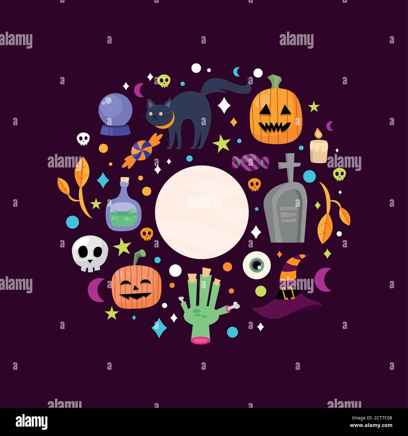 Grave circle Stock Vector Images - Alamy