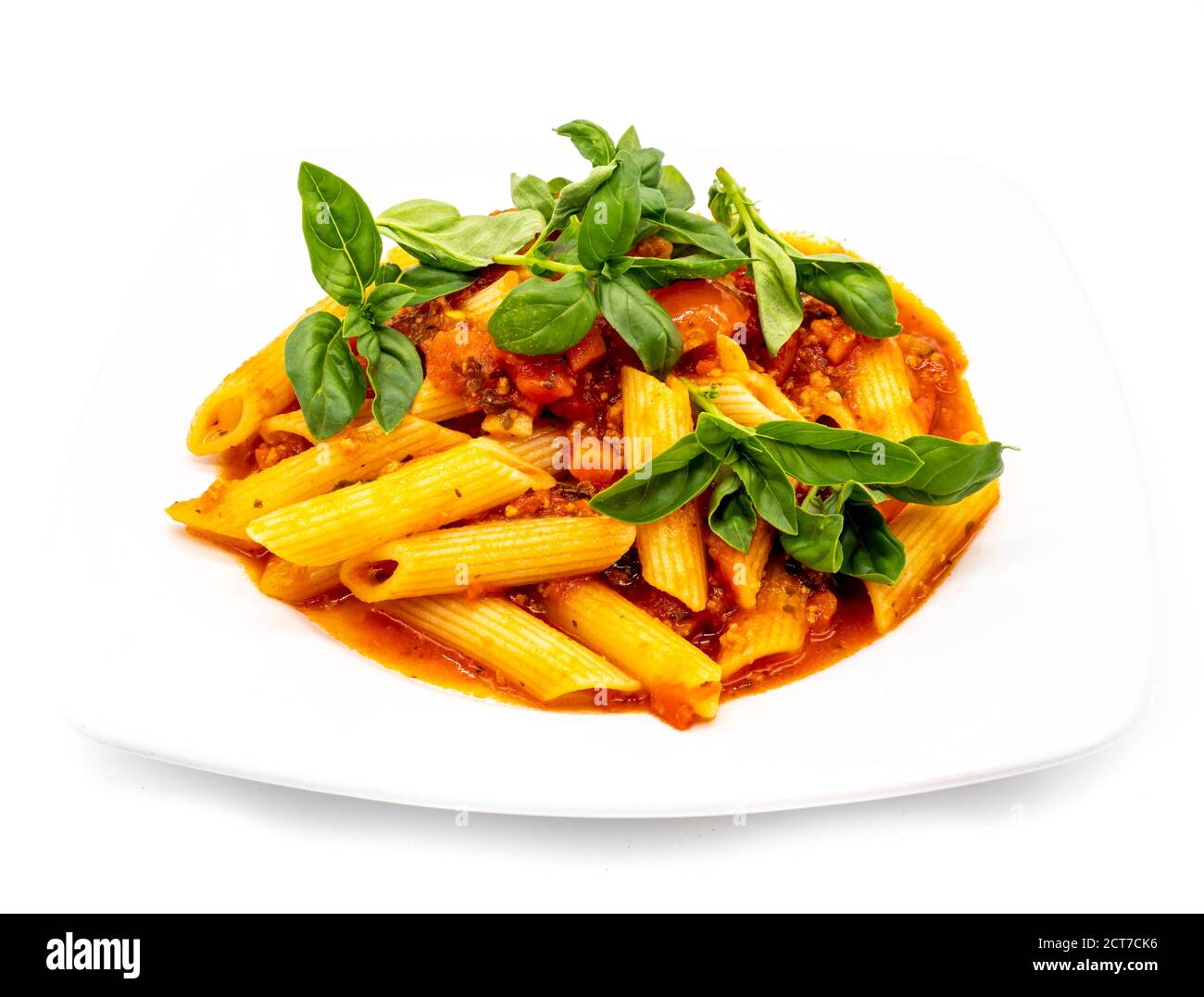 Pasta isolated on white background Stock Photo - Alamy