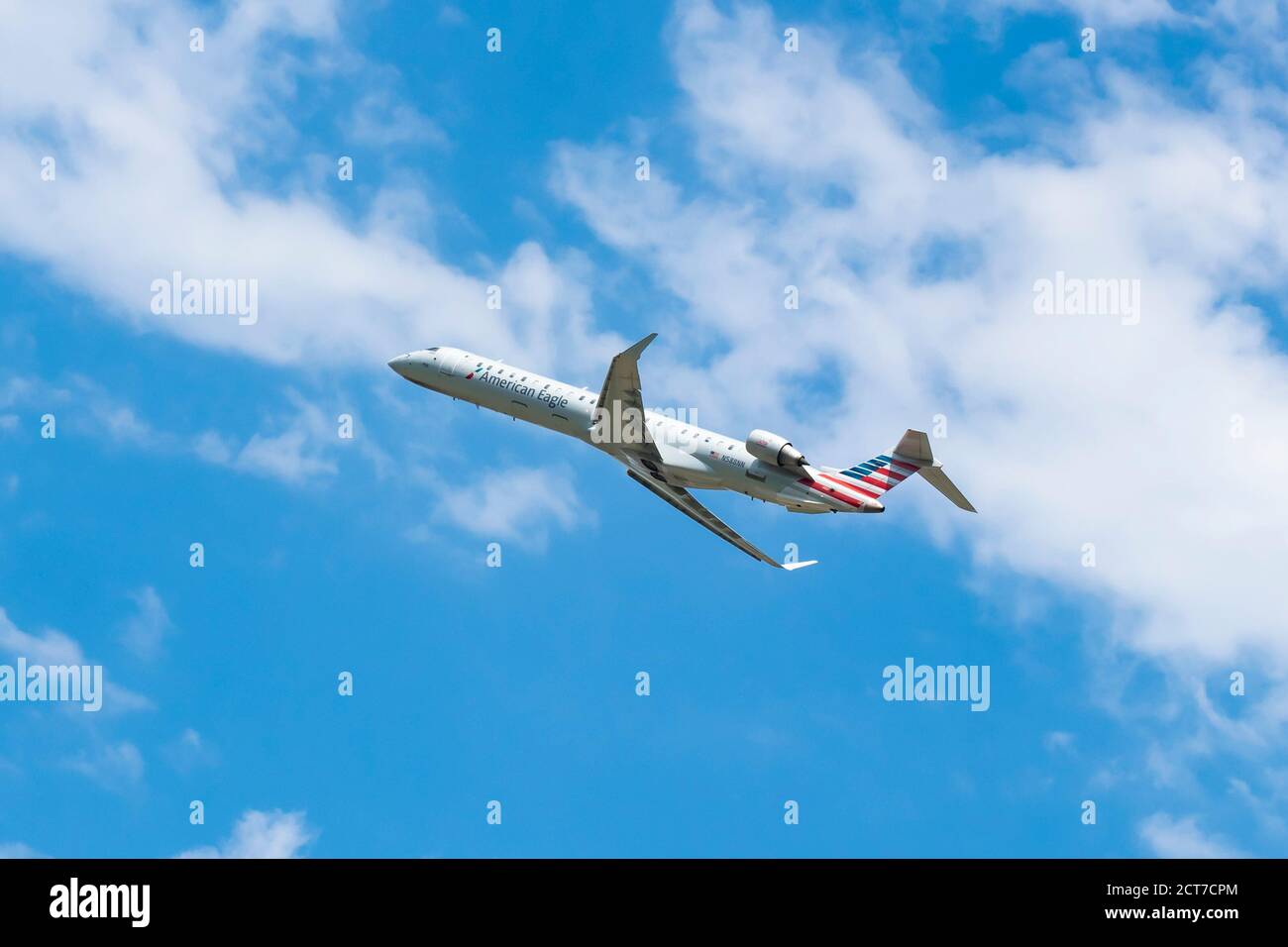 CHARLOTTE, NC (USA) - August 24, 2019: An American Airlines N588NN ...