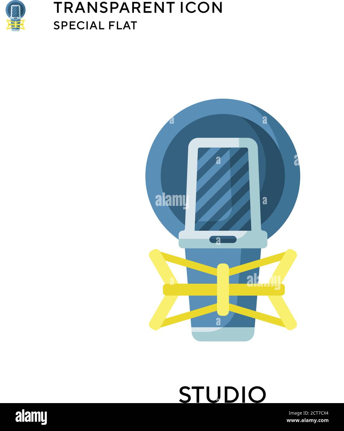 Studio vector icon. Flat style illustration. EPS 10 vector Stock Vector ...