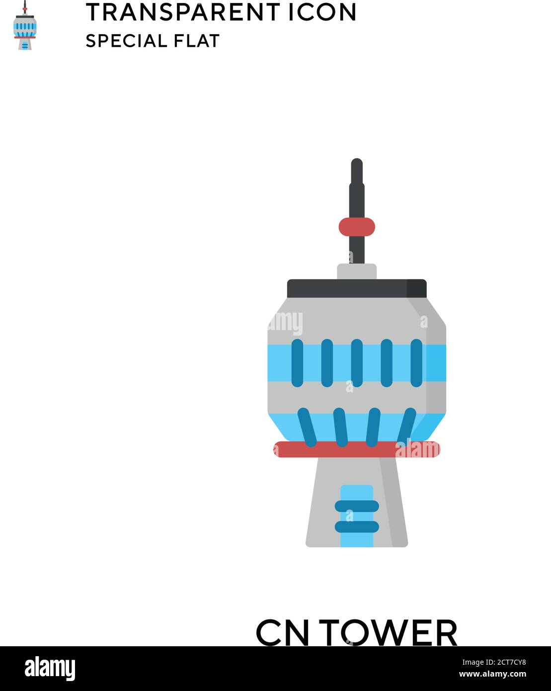 Cn tower lake Stock Vector Images - Alamy