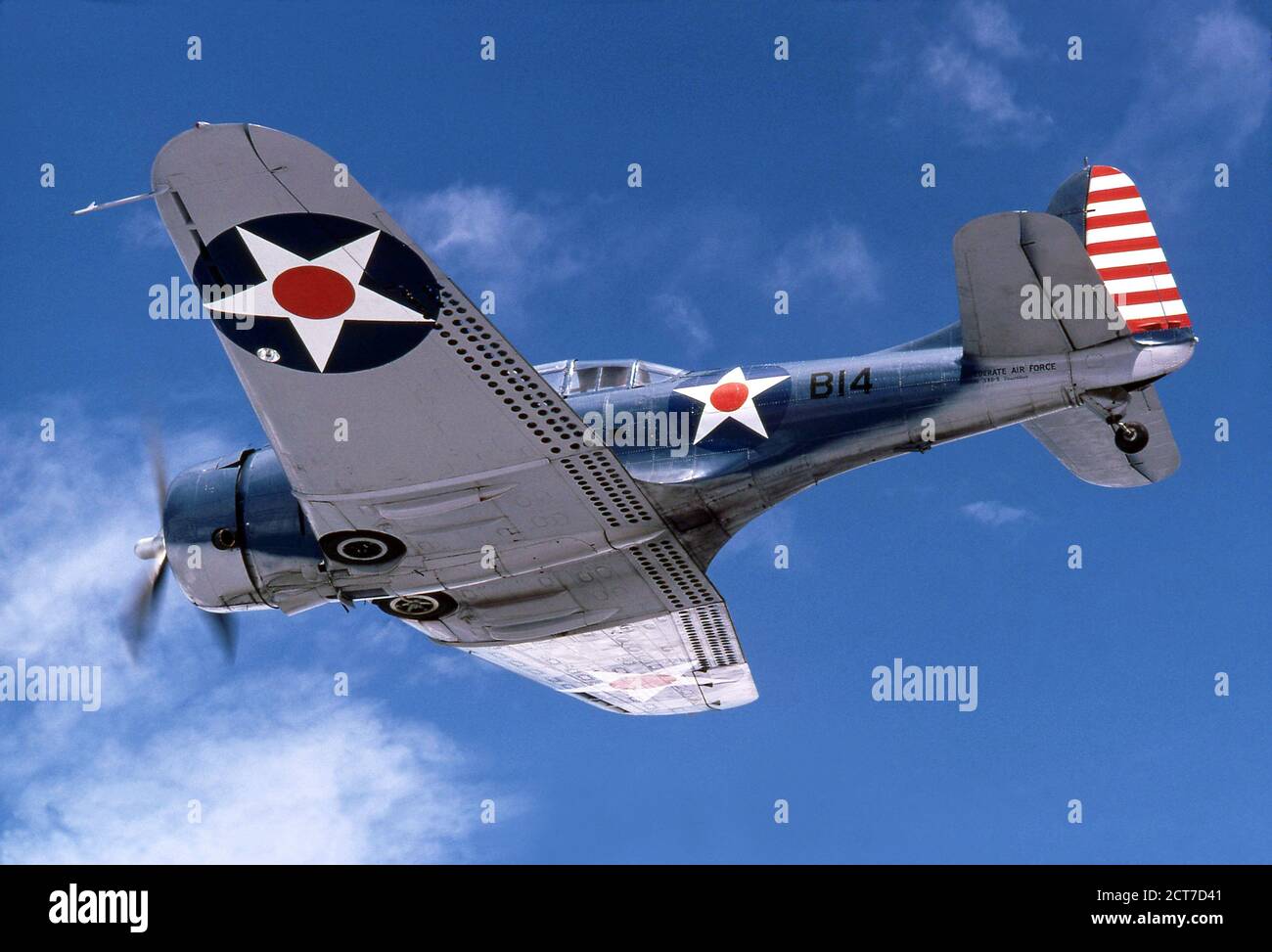 Douglas SBD Dauntless WWII Airplane Stock Photo - Alamy