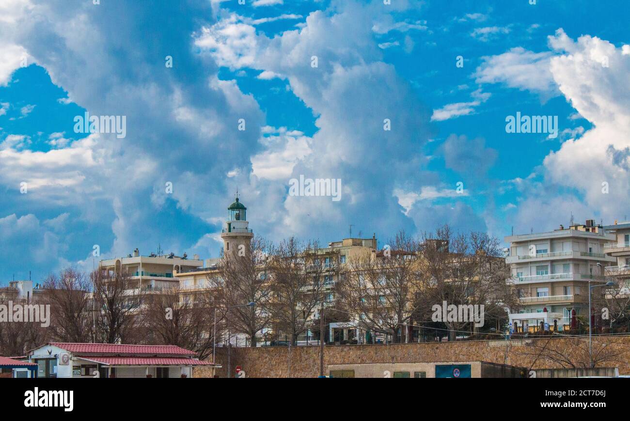 Alexandroupoli light house hi-res stock photography and images - Alamy