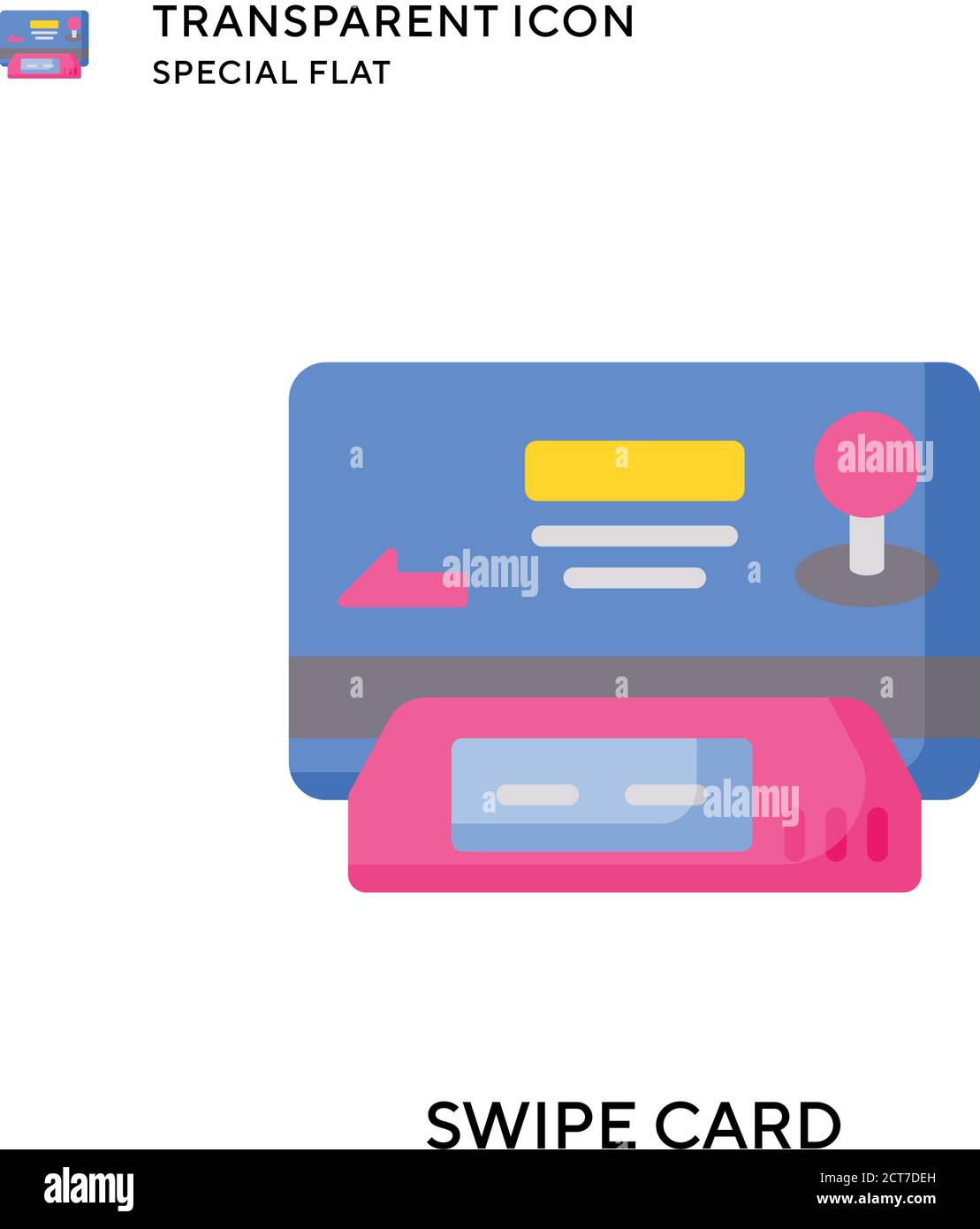 Hand holding card reader Stock Vector Images - Alamy