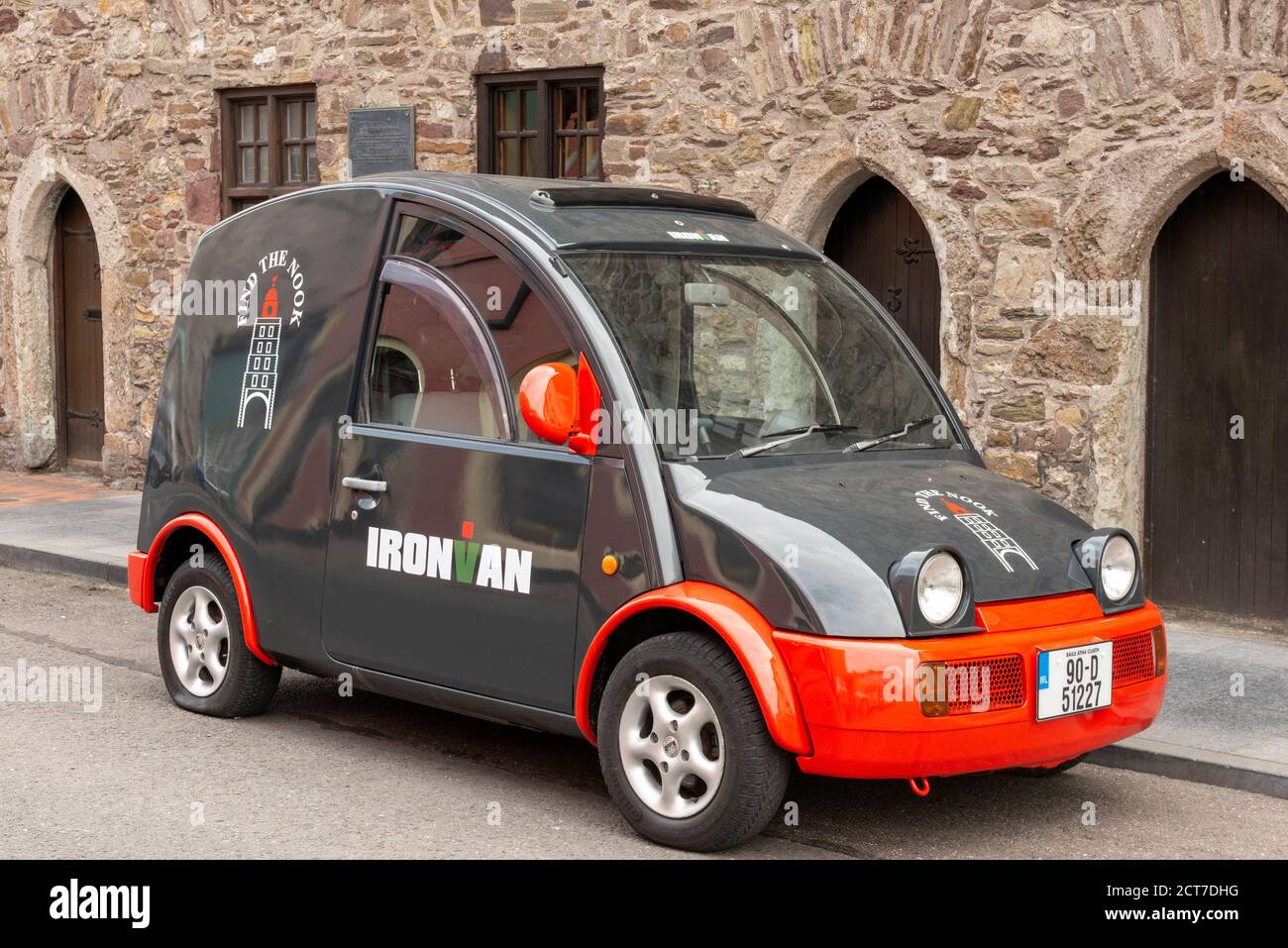Funny black and red Nissan S-Cargo car produced by Pike Factory branded ...