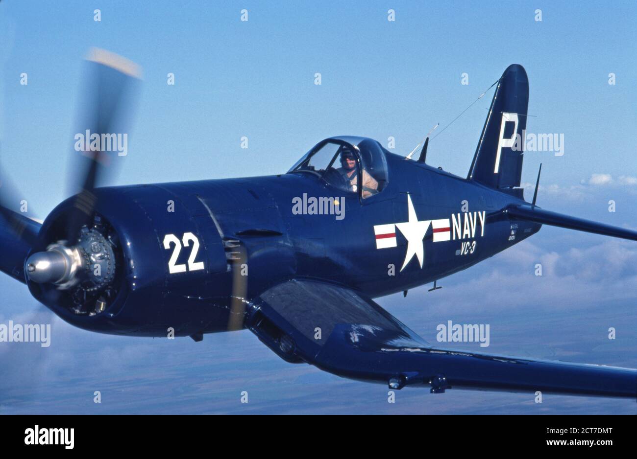 Chance Vought F4U Navy/Marine Corsair WWII Fighter airplane Stock Photo ...