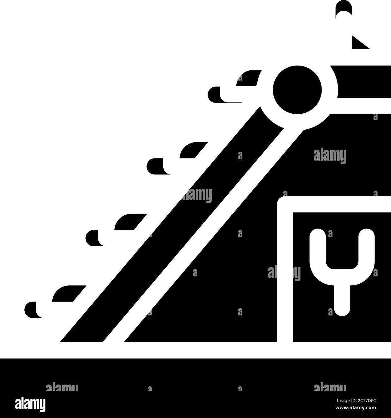 sorting line glyph icon vector symbol illustration Stock Vector Image ...