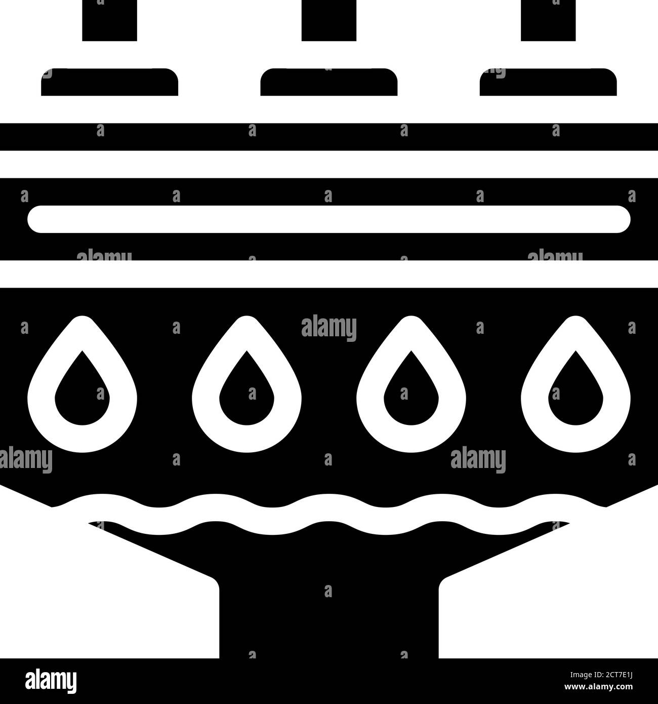 filtration machine glyph icon vector symbol illustration Stock Vector ...