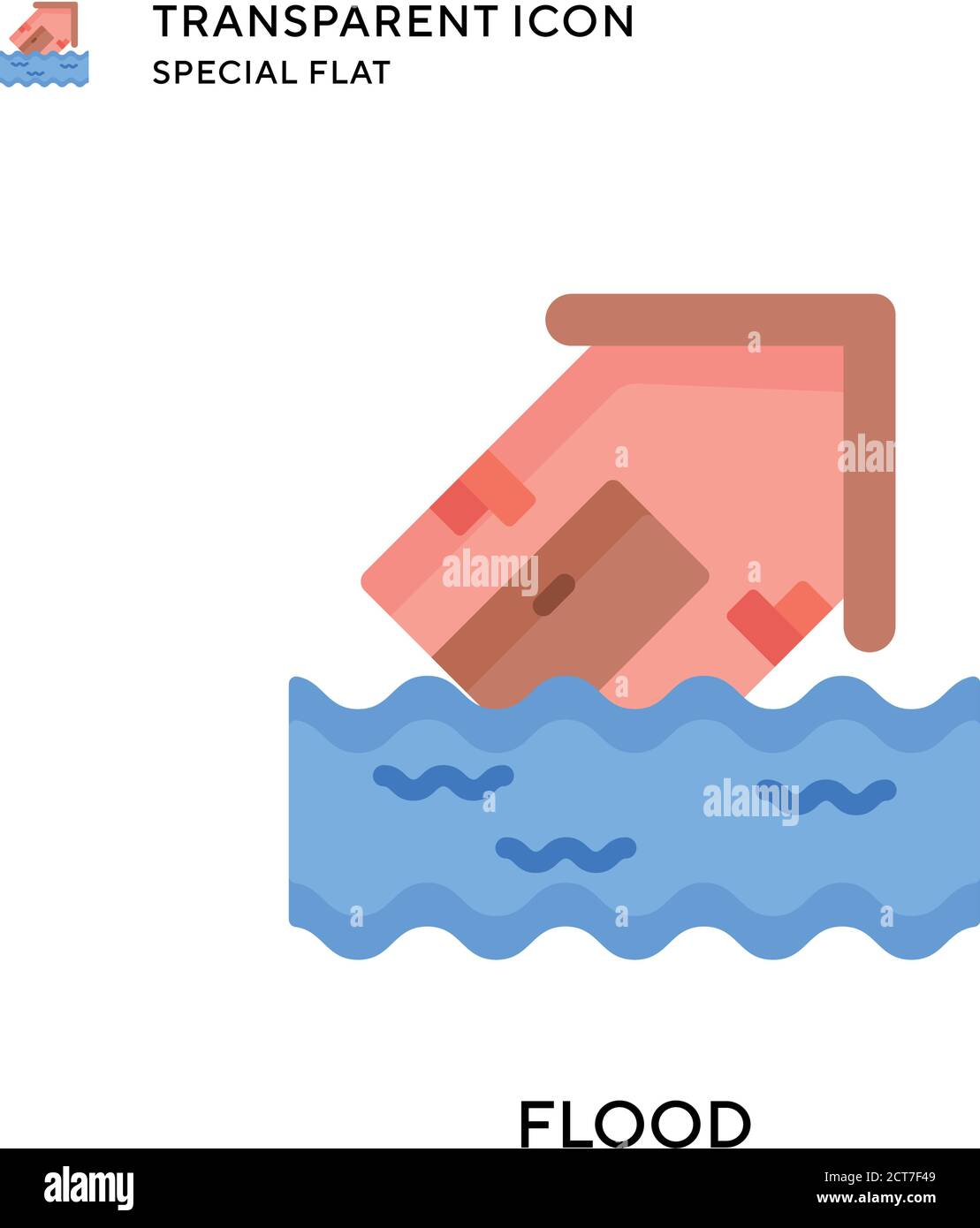 Flood water leak problem Cut Out Stock Images & Pictures - Alamy