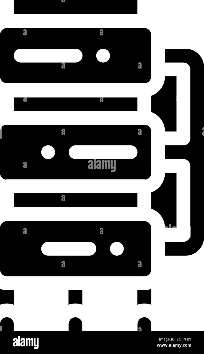 brazier equipment glyph icon vector symbol illustration Stock Vector ...