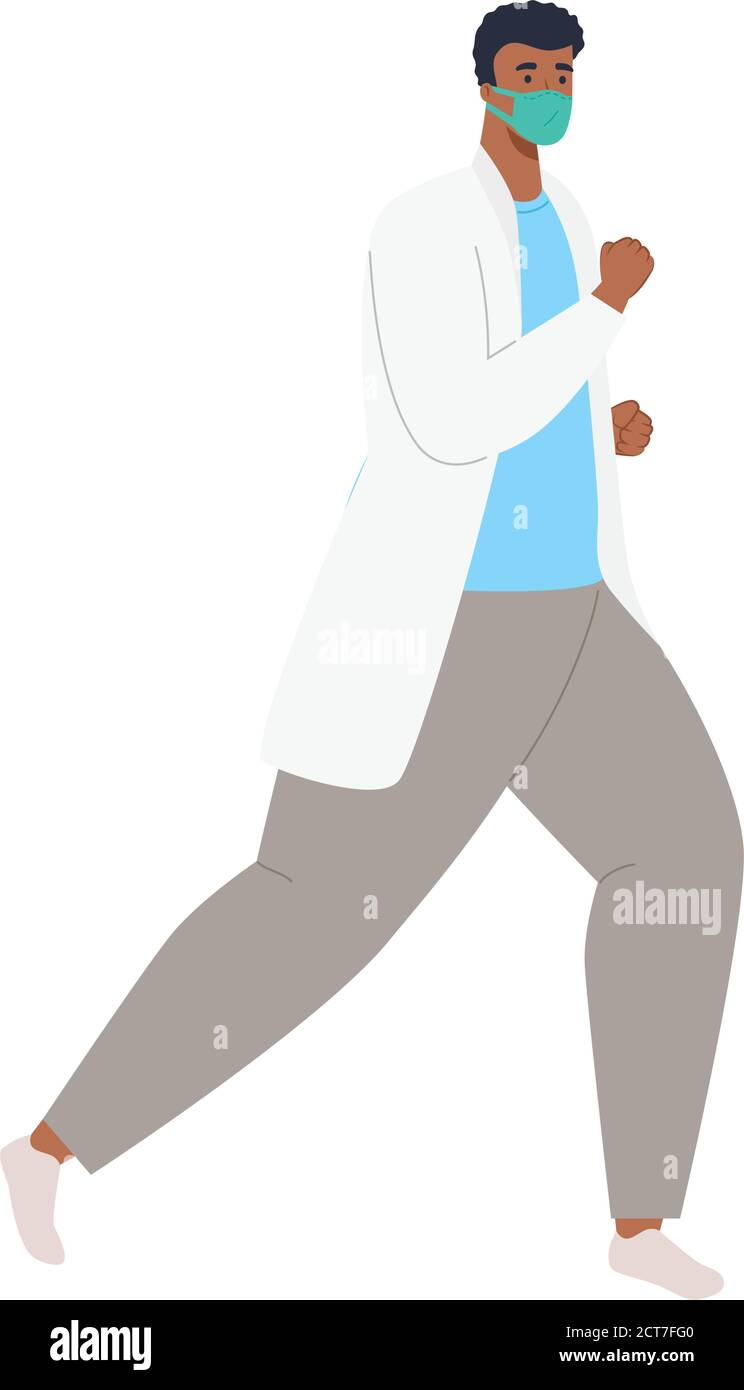 Emergency doctor running Stock Vector Images - Alamy