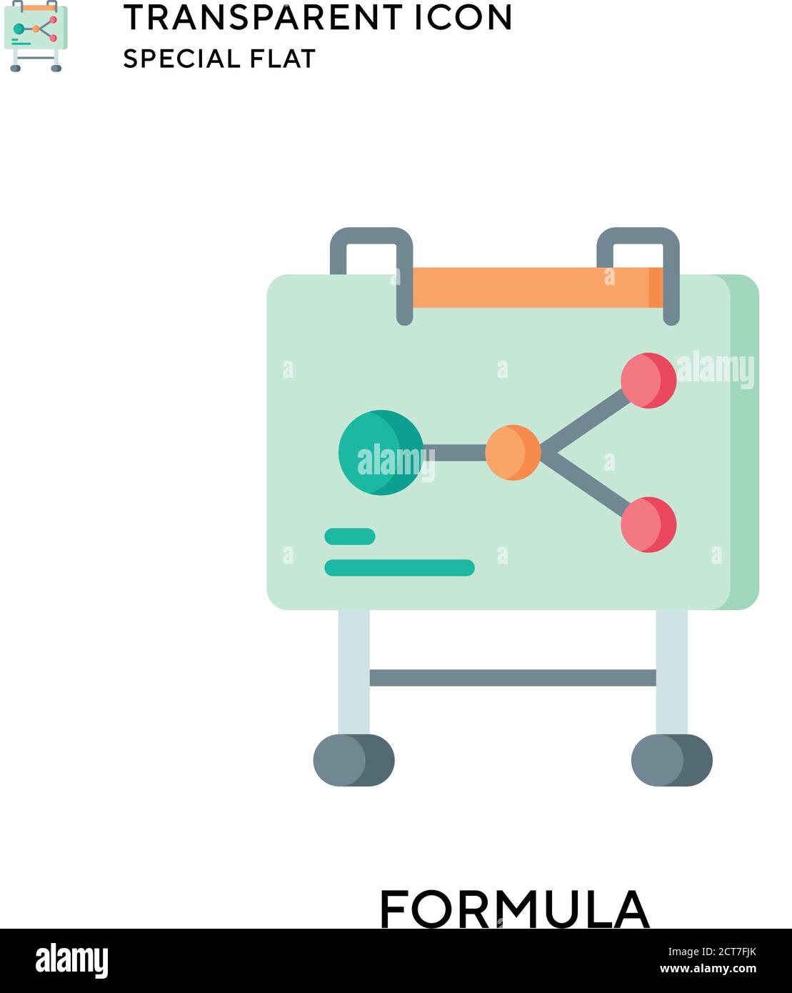 Formula vector icon. Flat style illustration. EPS 10 vector Stock ...