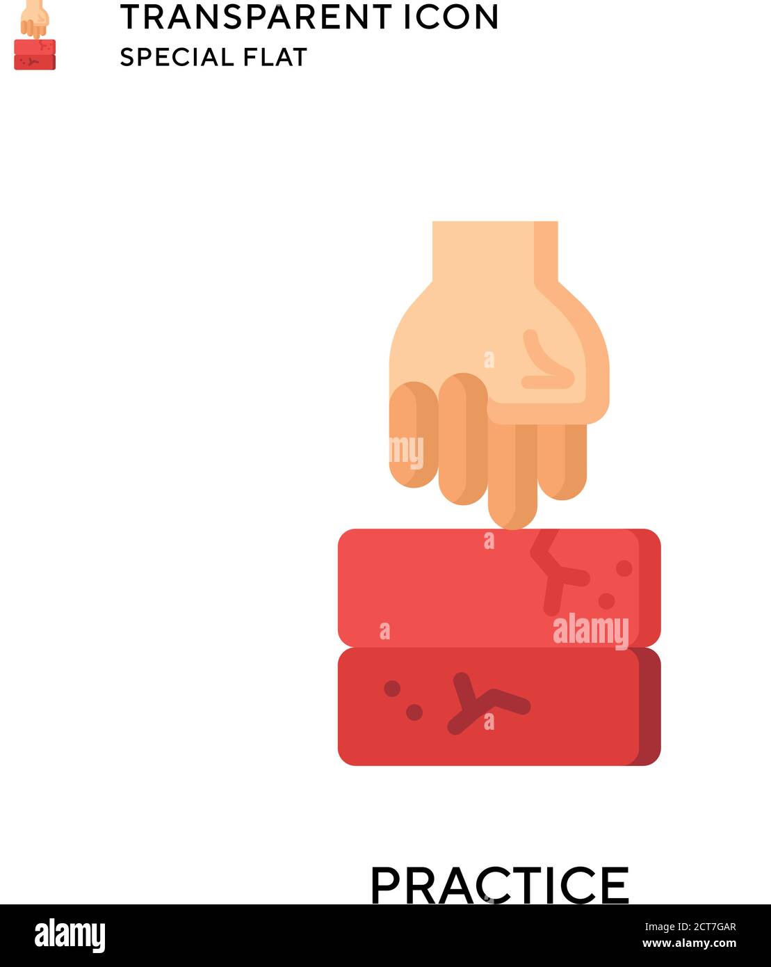 Practice vector icon. Flat style illustration. EPS 10 vector Stock ...