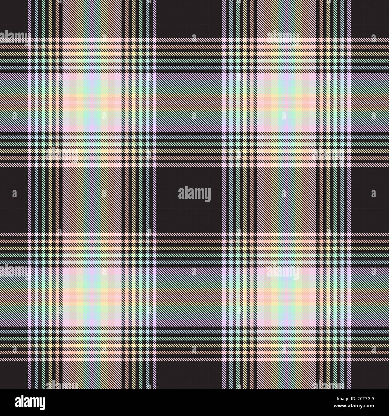 Rainbow Glen Plaid textured seamless pattern suitable for fashion ...