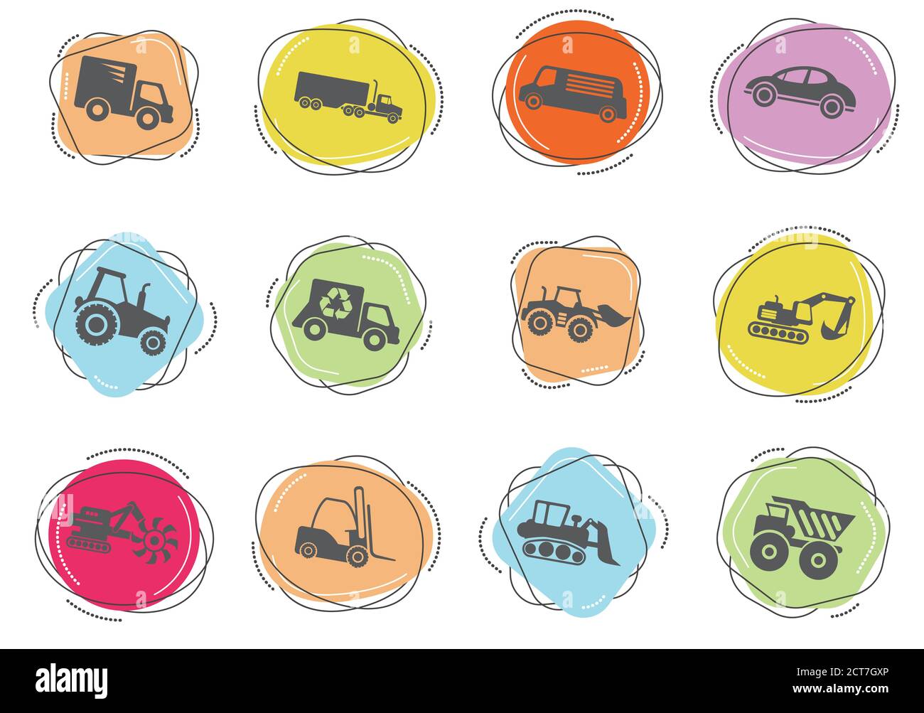 Timer Icon Set Stock Vector Image & Art - Alamy