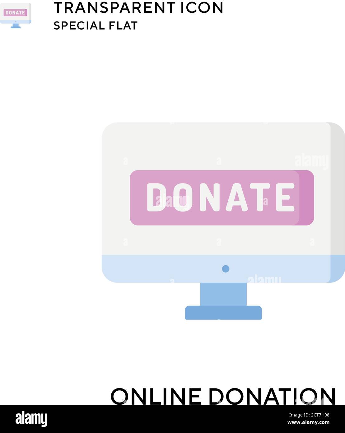 Online charity donation screen Cut Out Stock Images & Pictures - Alamy
