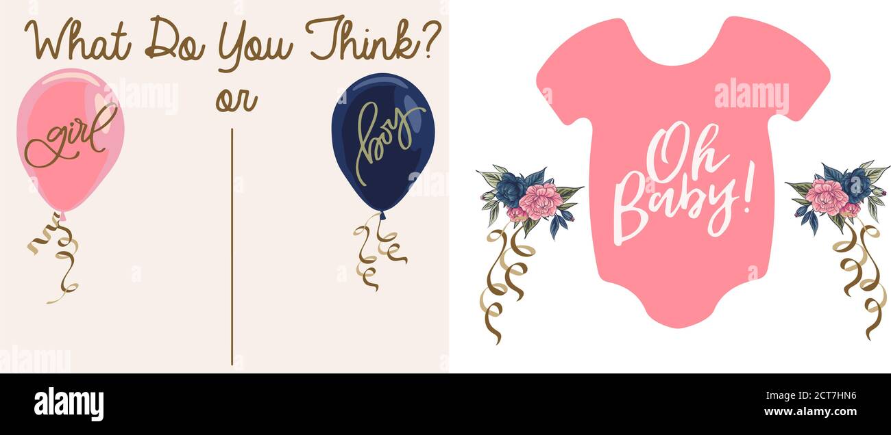 Who have a boy or a girl. Who have a boy or a girl Stock Vector Image ...