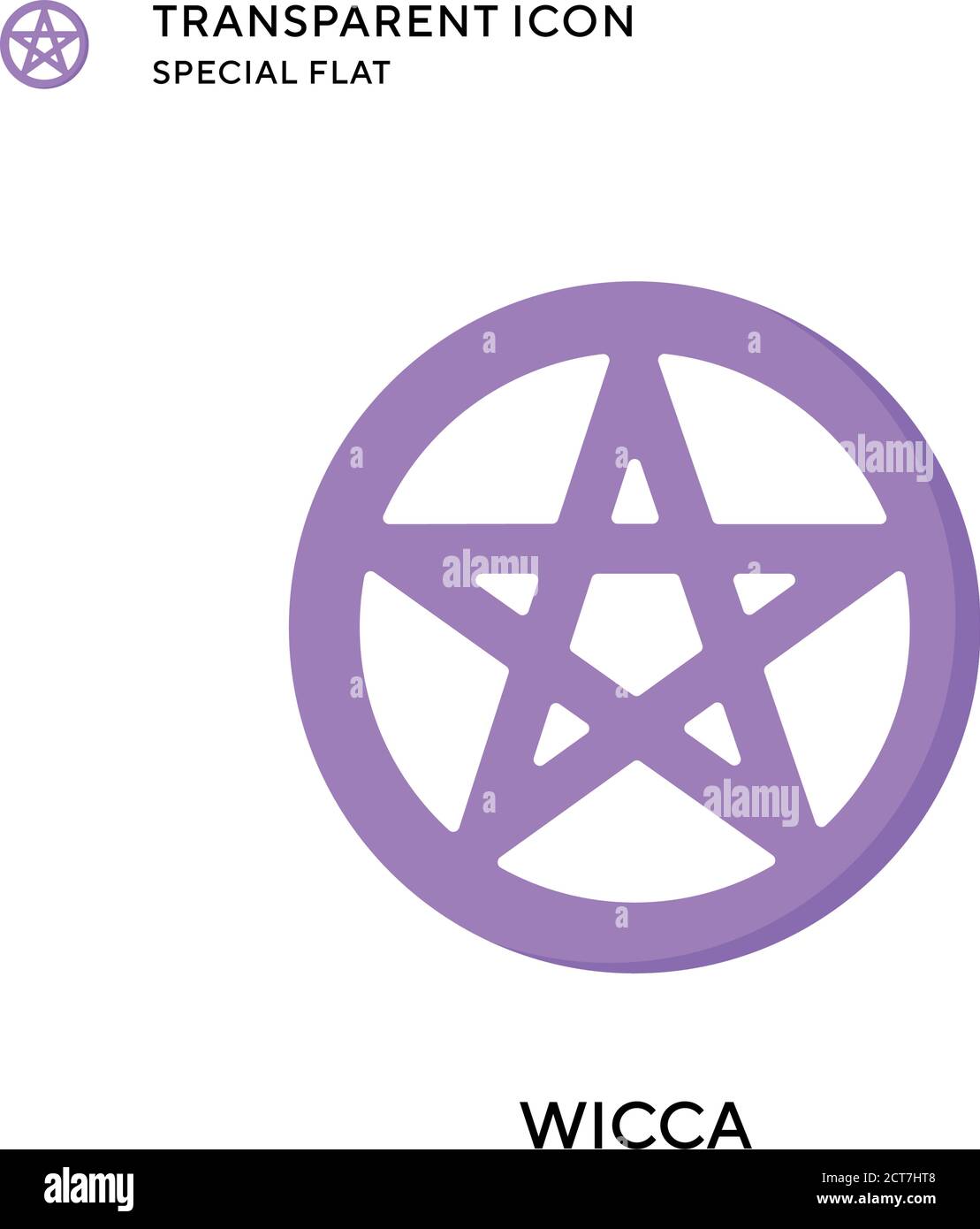 Wiccan symbols vector vectors hi-res stock photography and images - Alamy