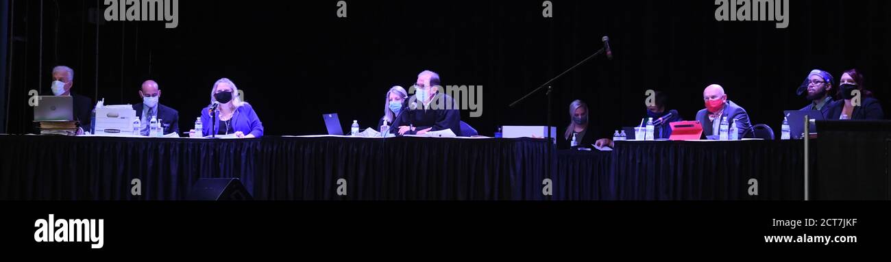 Racine, Wisconsin, USA. 21st Sep, 2020. Jury selection begins in ...