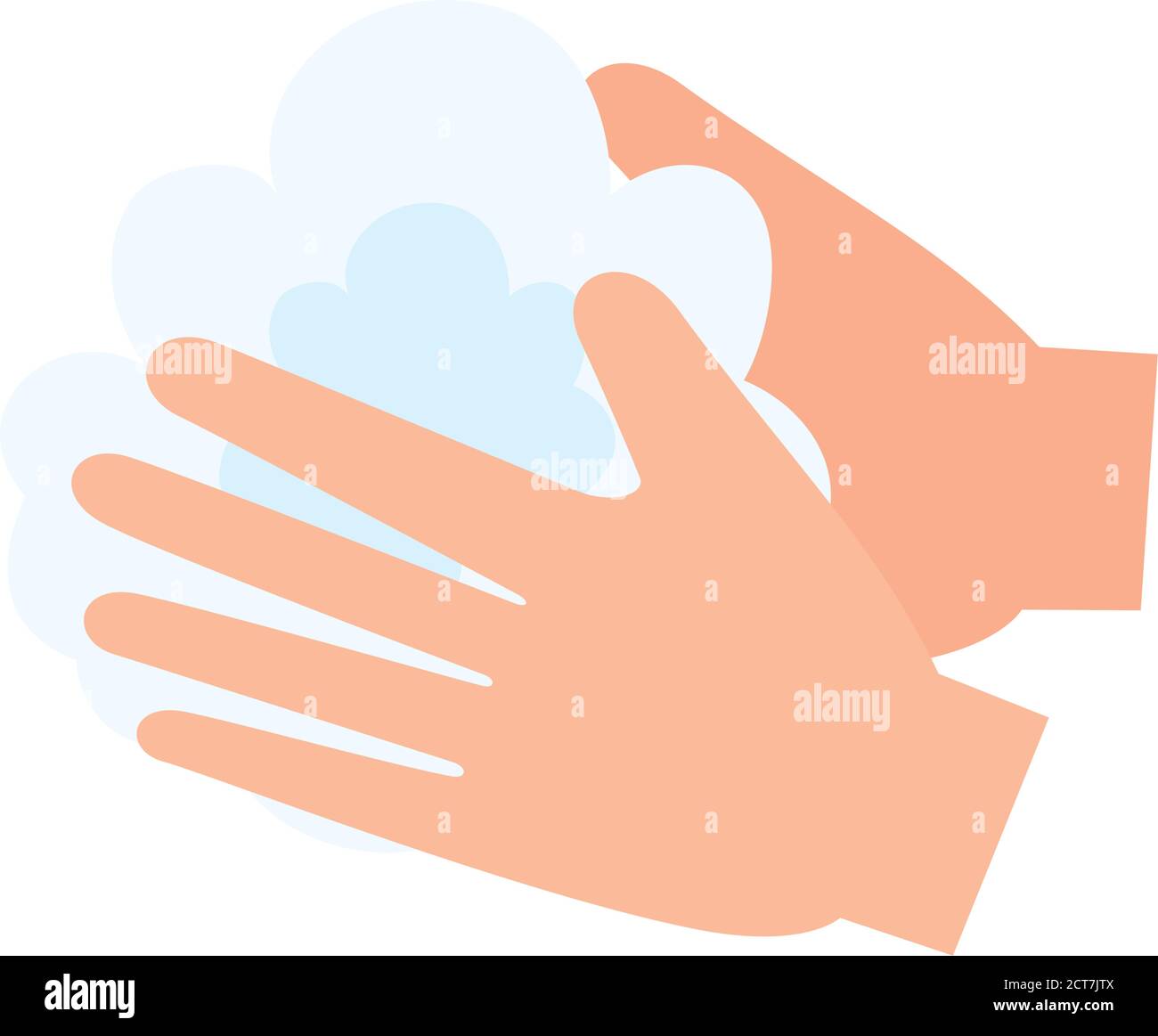 hands washing with soap vector design Stock Vector Image & Art - Alamy