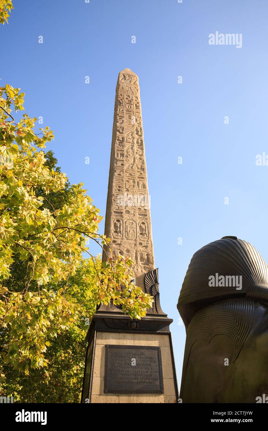 Cleopatra's Needle is located on the Victoria Embankment. It was given ...