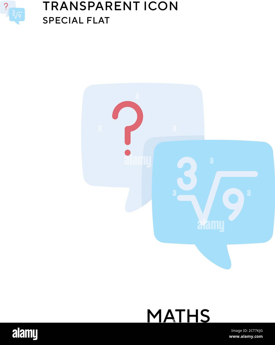 Maths vector icon. Flat style illustration. EPS 10 vector Stock Vector ...