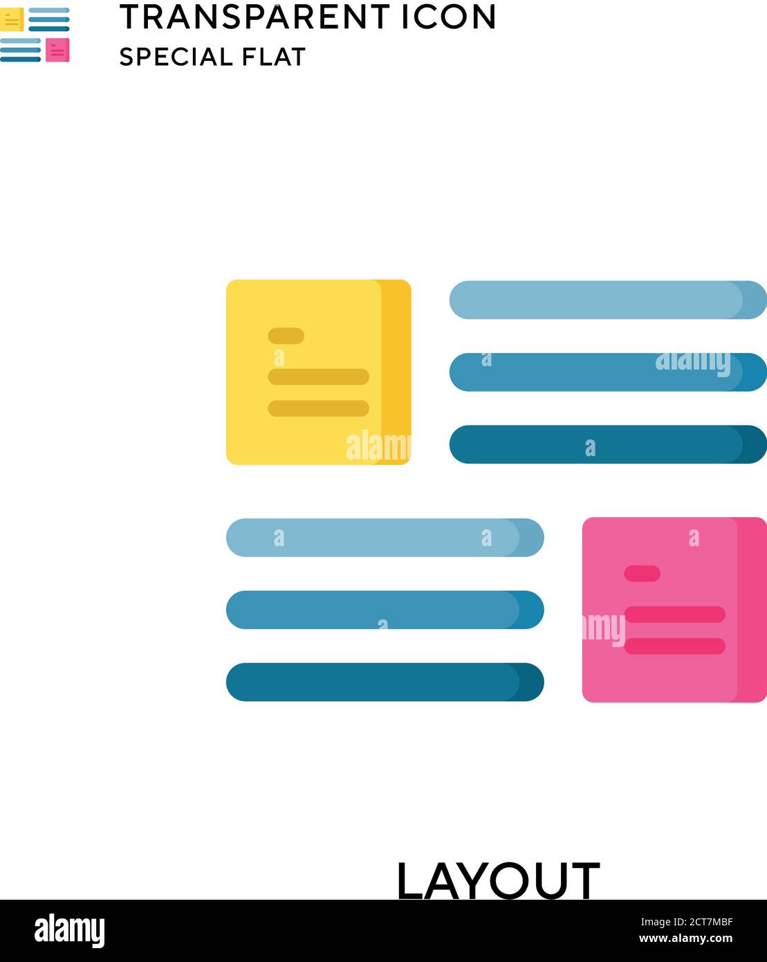 Layout vector icon. Flat style illustration. EPS 10 vector Stock Vector ...