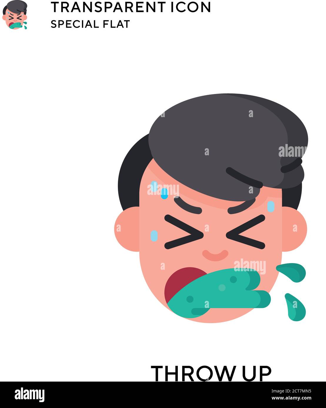 Drunk girl vomit Stock Vector Images - Alamy