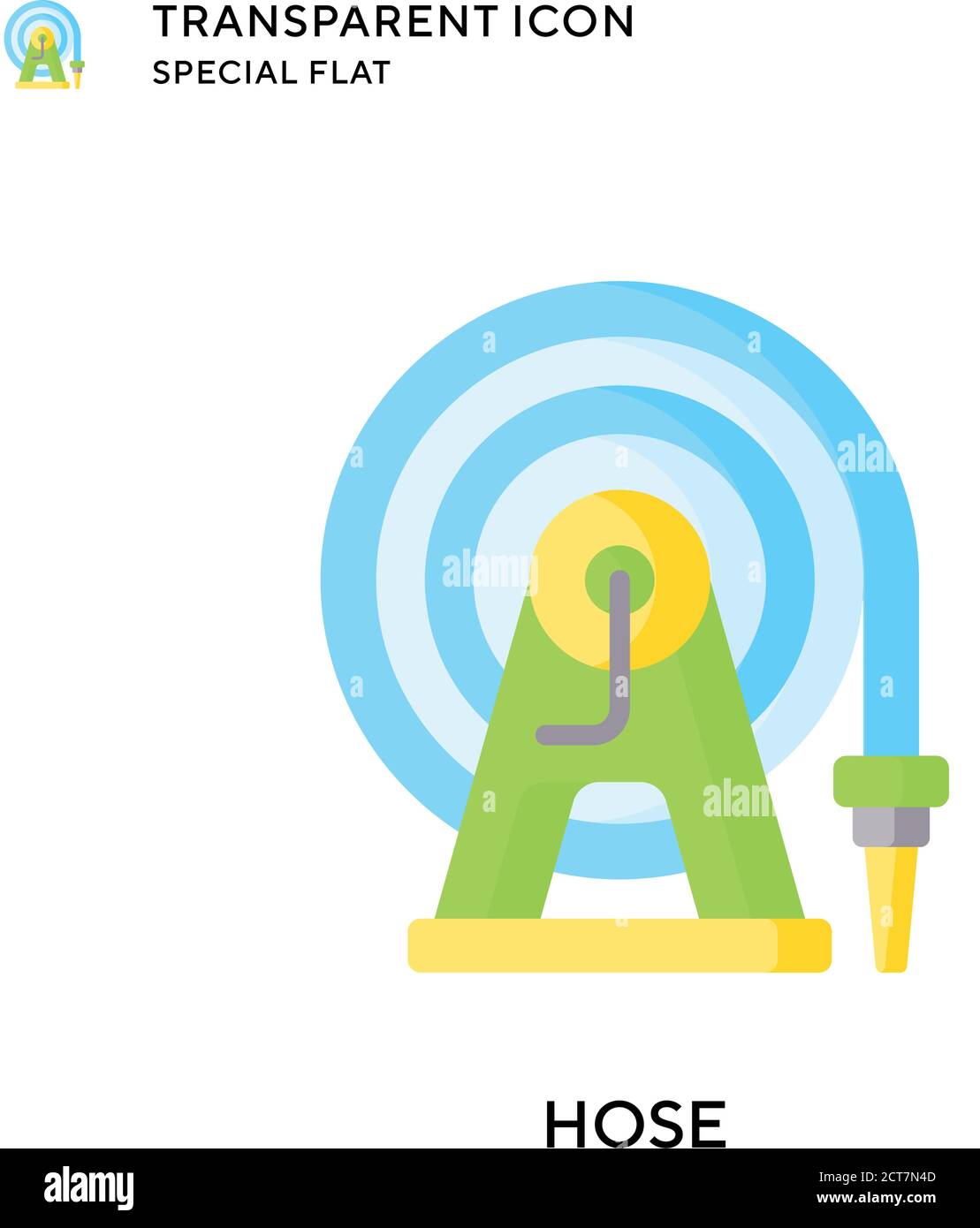 Hose Reel Irrigation Stock Vector Images - Alamy