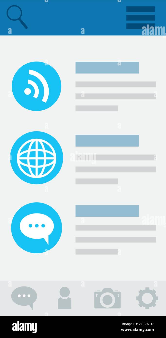 Screenshot Stock Vector Images - Alamy