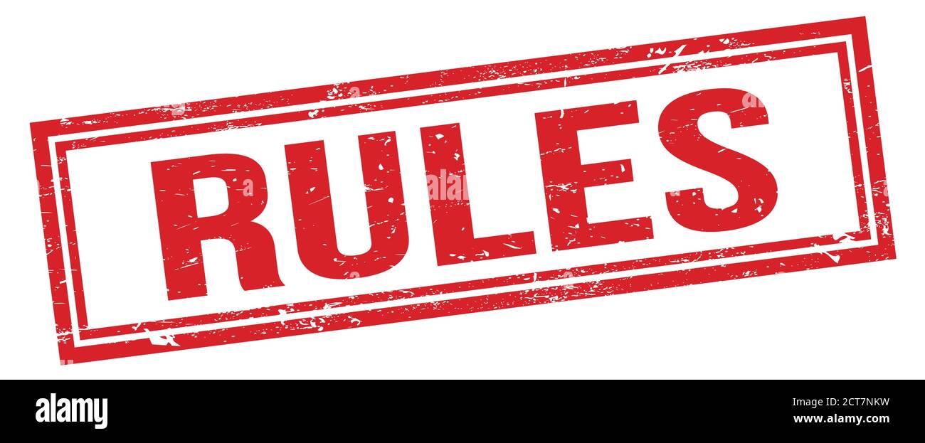 Rules stamp hi-res stock photography and images - Alamy