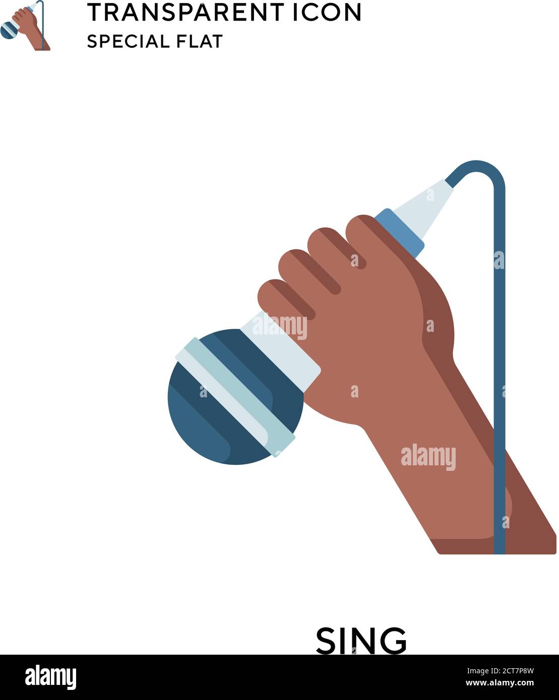 Female singer portrait Stock Vector Images - Alamy