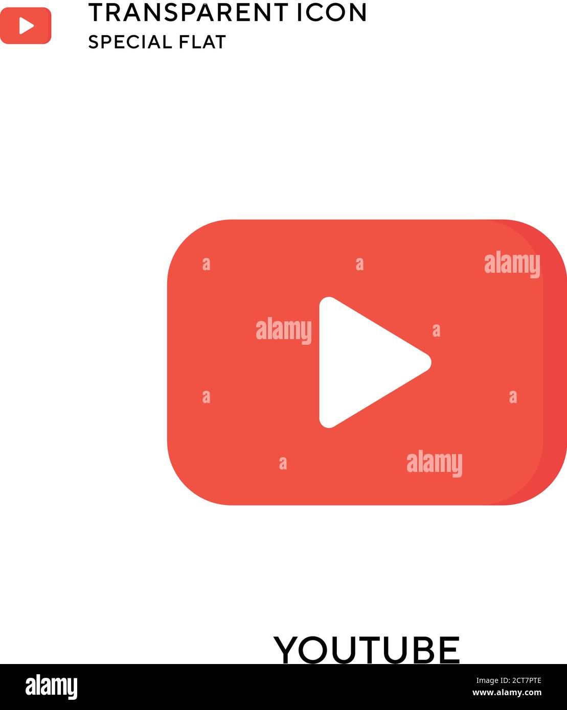 Official Youtube Icon Flat