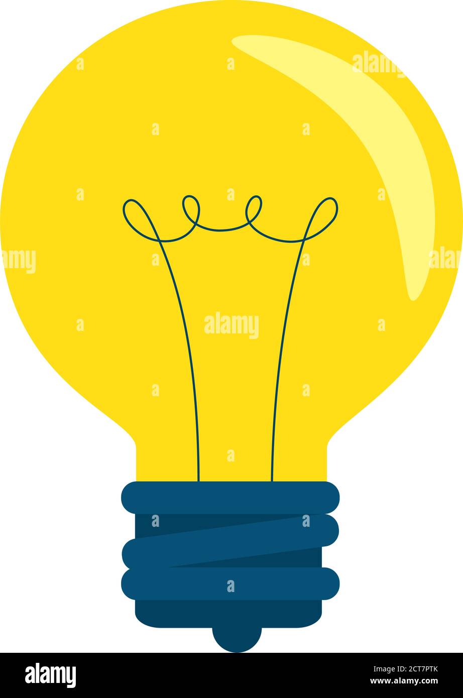Isolated light bulb vector design Stock Vector Image & Art - Alamy