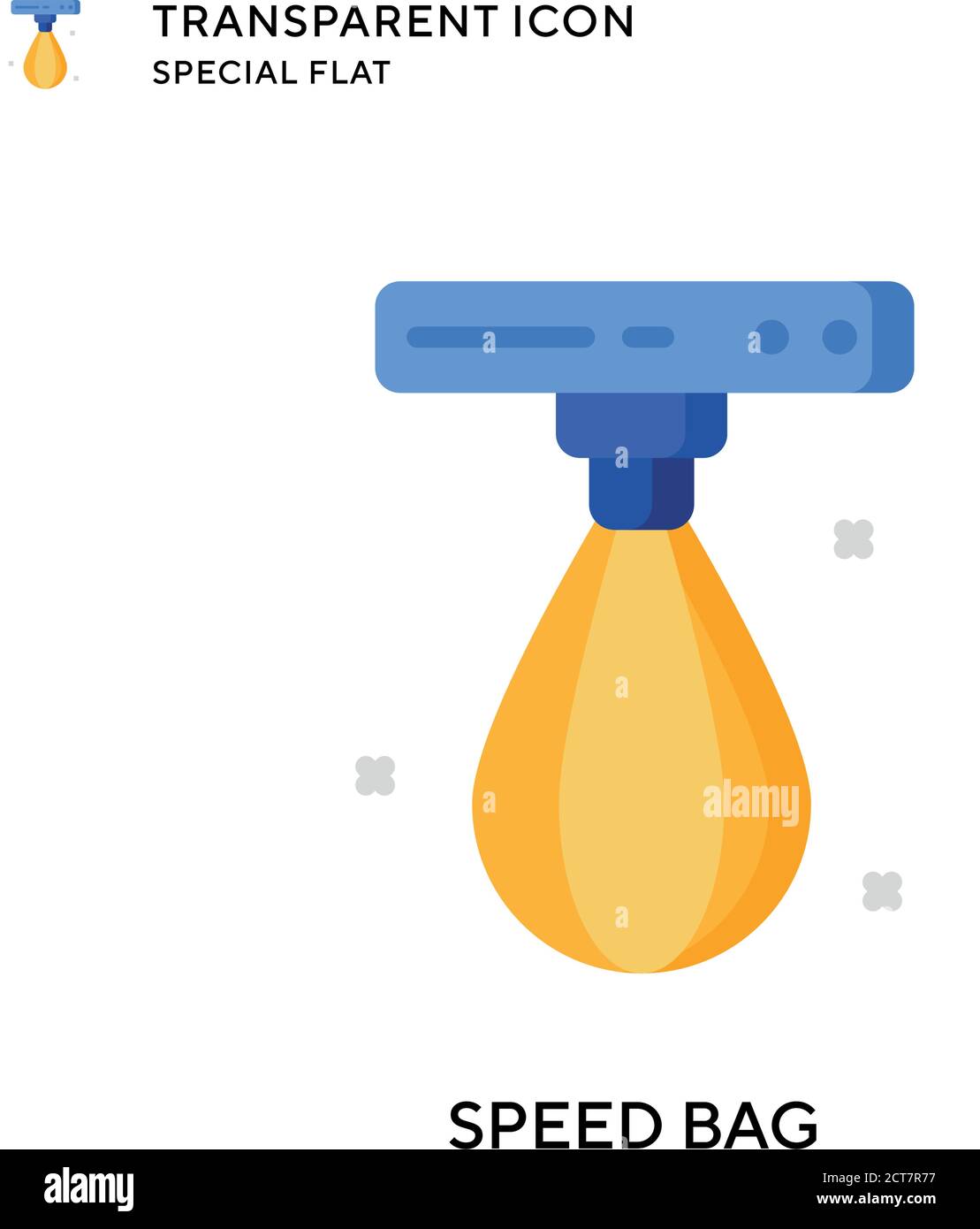 Man punching speed bag Stock Vector Images - Alamy