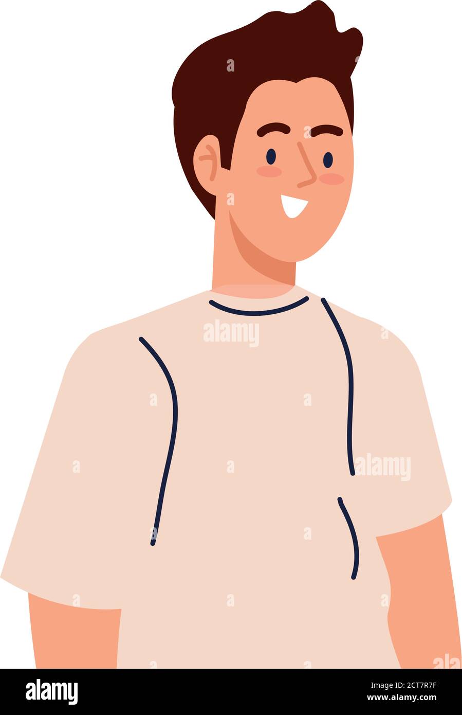 Isolated man cartoon vector design Stock Vector Image & Art - Alamy