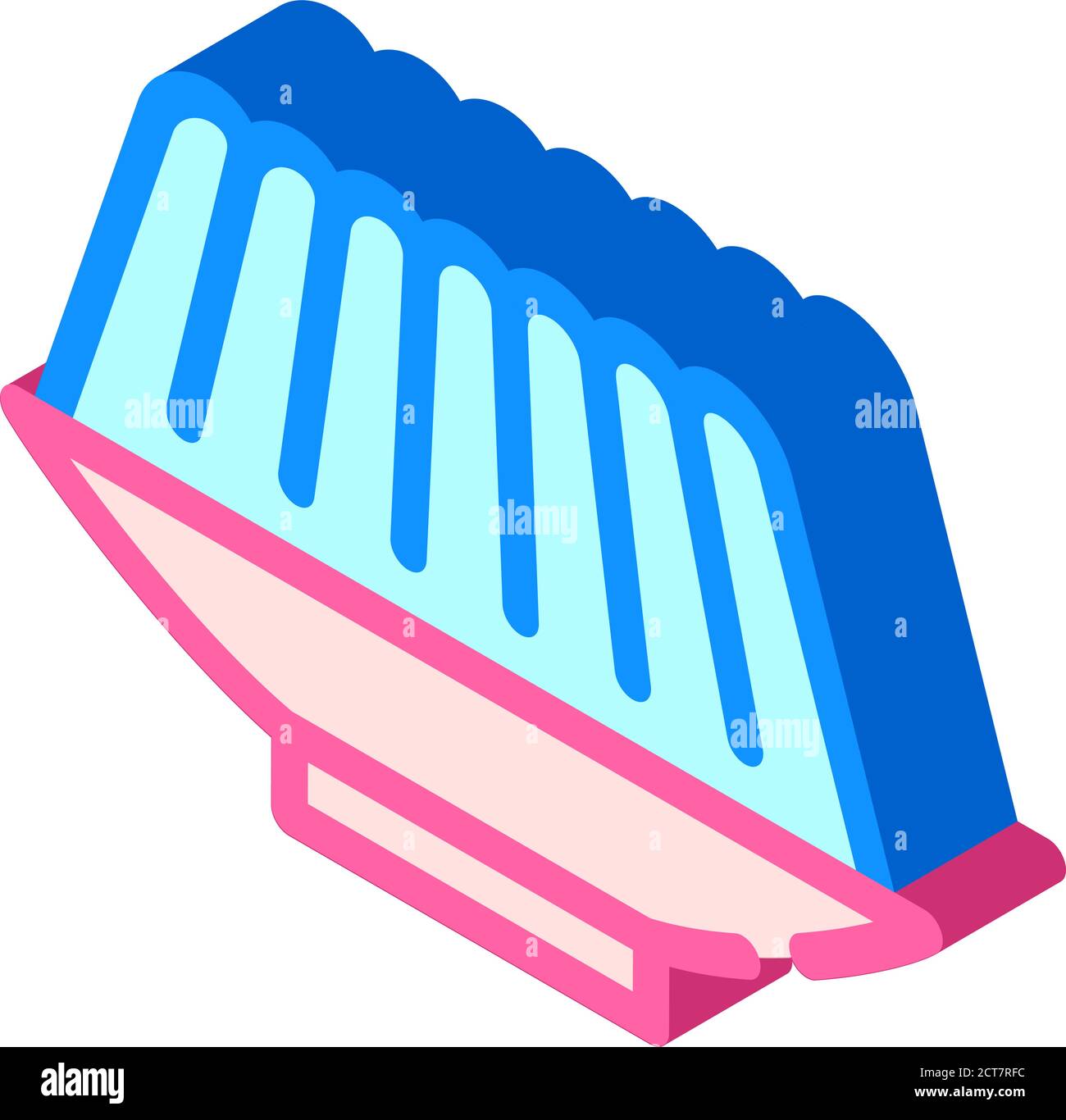 agar-agar meal isometric icon vector symbol illustration Stock Vector ...